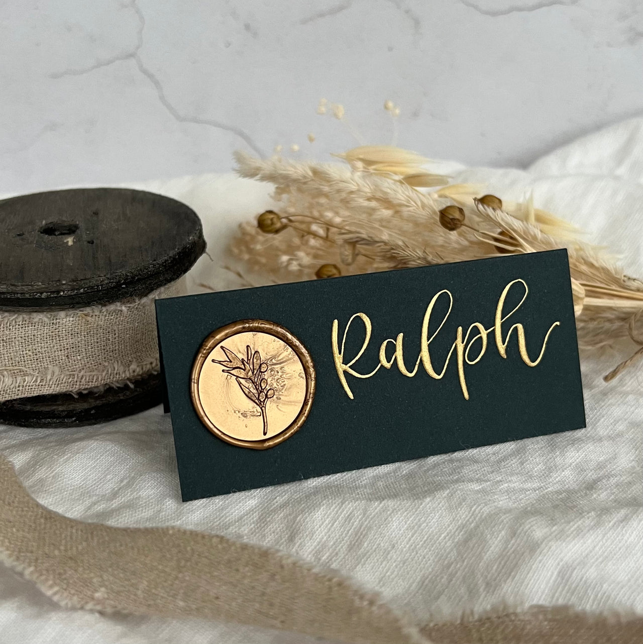Copper Bee Lettering | Personalised Cards & Prints